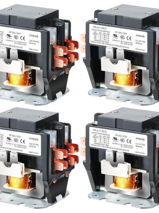 Other | 1 Pack Carrier Hvac Motor Contactor 12v 30 Amp Coil 2 Pole ...